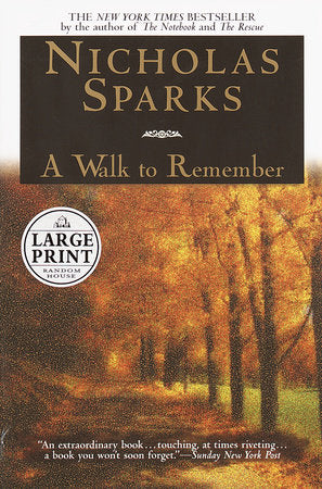 A Walk to Remember Paperback by Nicholas Sparks | 9780375728006 | Best ...